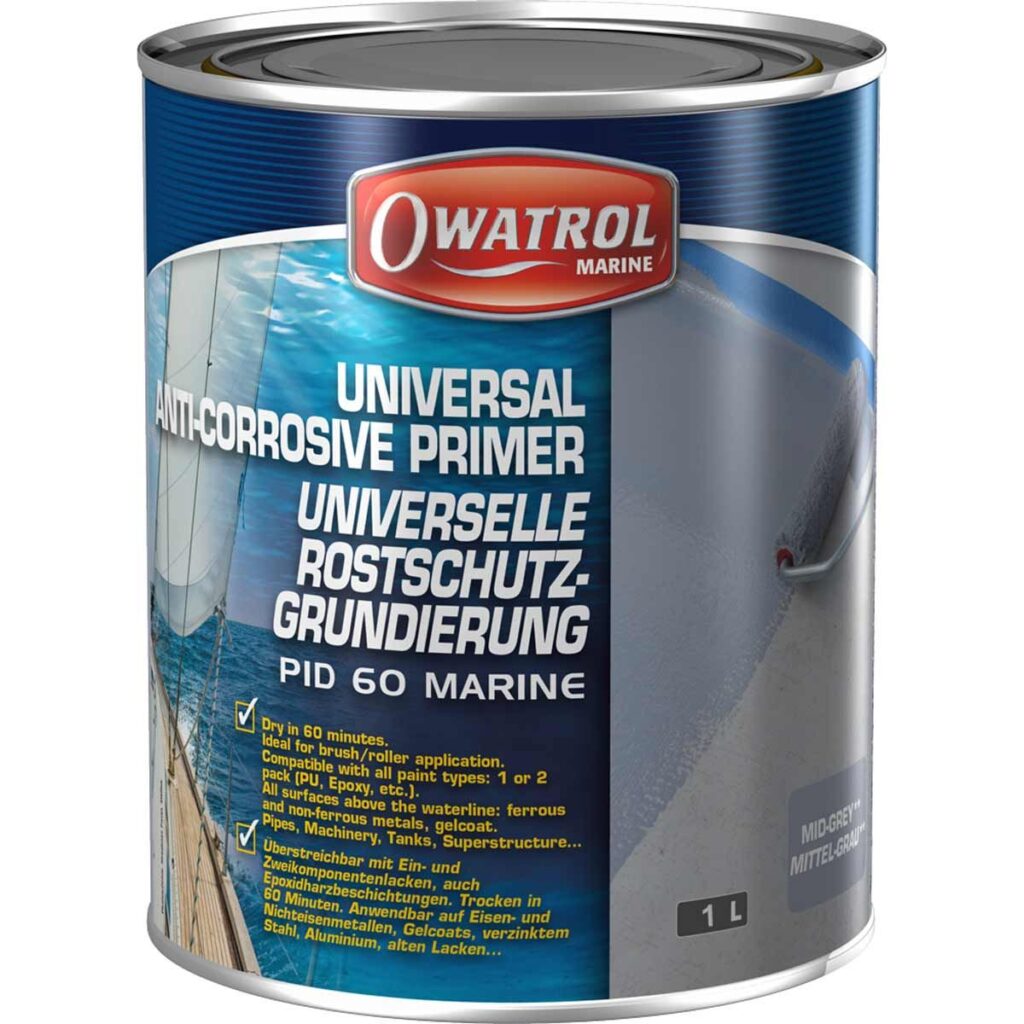 Owatrol PID 60 Marine Universal Anti Rust Primer 1 Litre - Marine ...