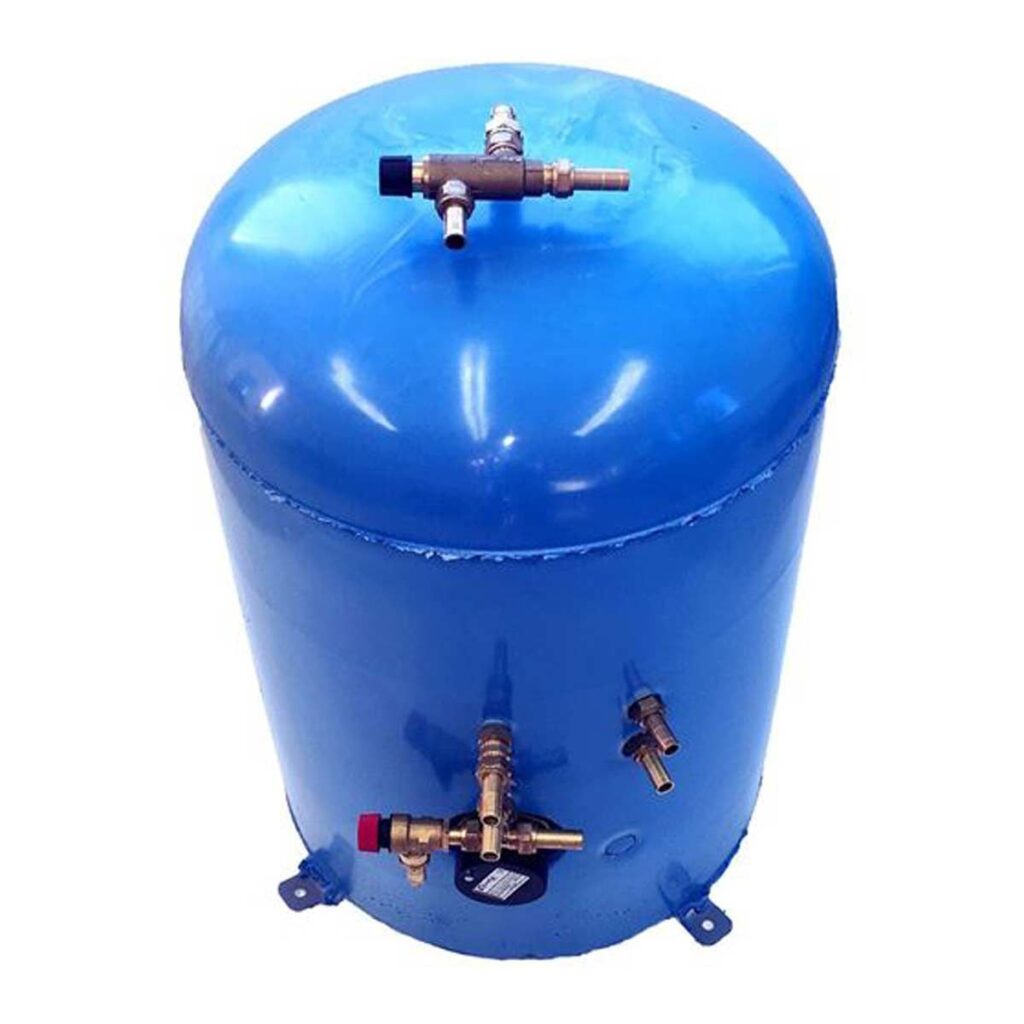 Surecal Twin Coil Calorifier 75 Litre (Vertical / Short) - Marine ...